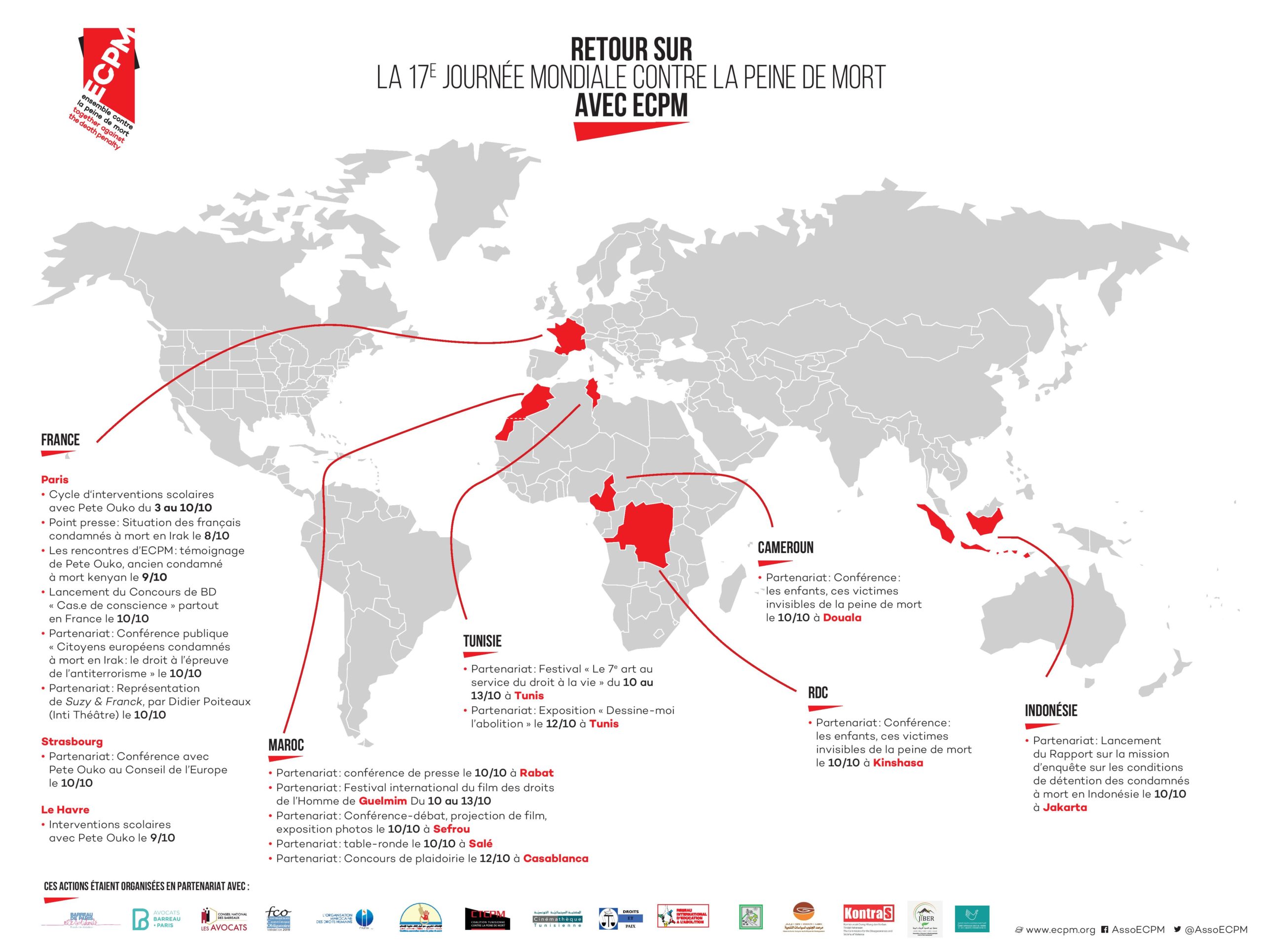 Un bilan réjouissant pour la 17e Journée mondiale contre la peine de mort - ECPM