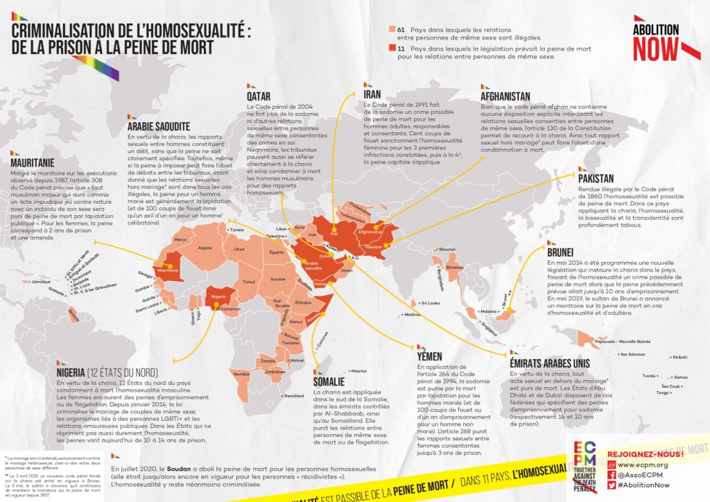 17 Mai Lhomosexualité Est Passible De La Peine De Mort Dans 12 Pays